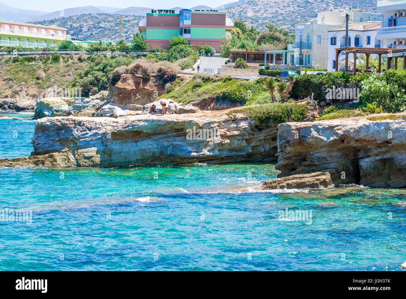 Landscape of the beautiful island of Crete Stock Photo - Alamy