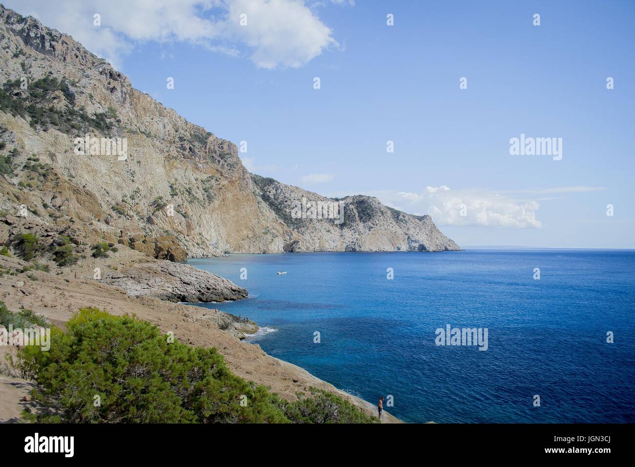 Landscape of the beautiful island of Ibiza Stock Photo - Alamy