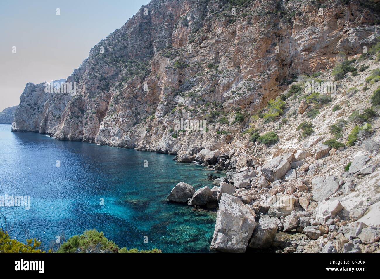 Landscape of the beautiful island of Ibiza Stock Photo - Alamy