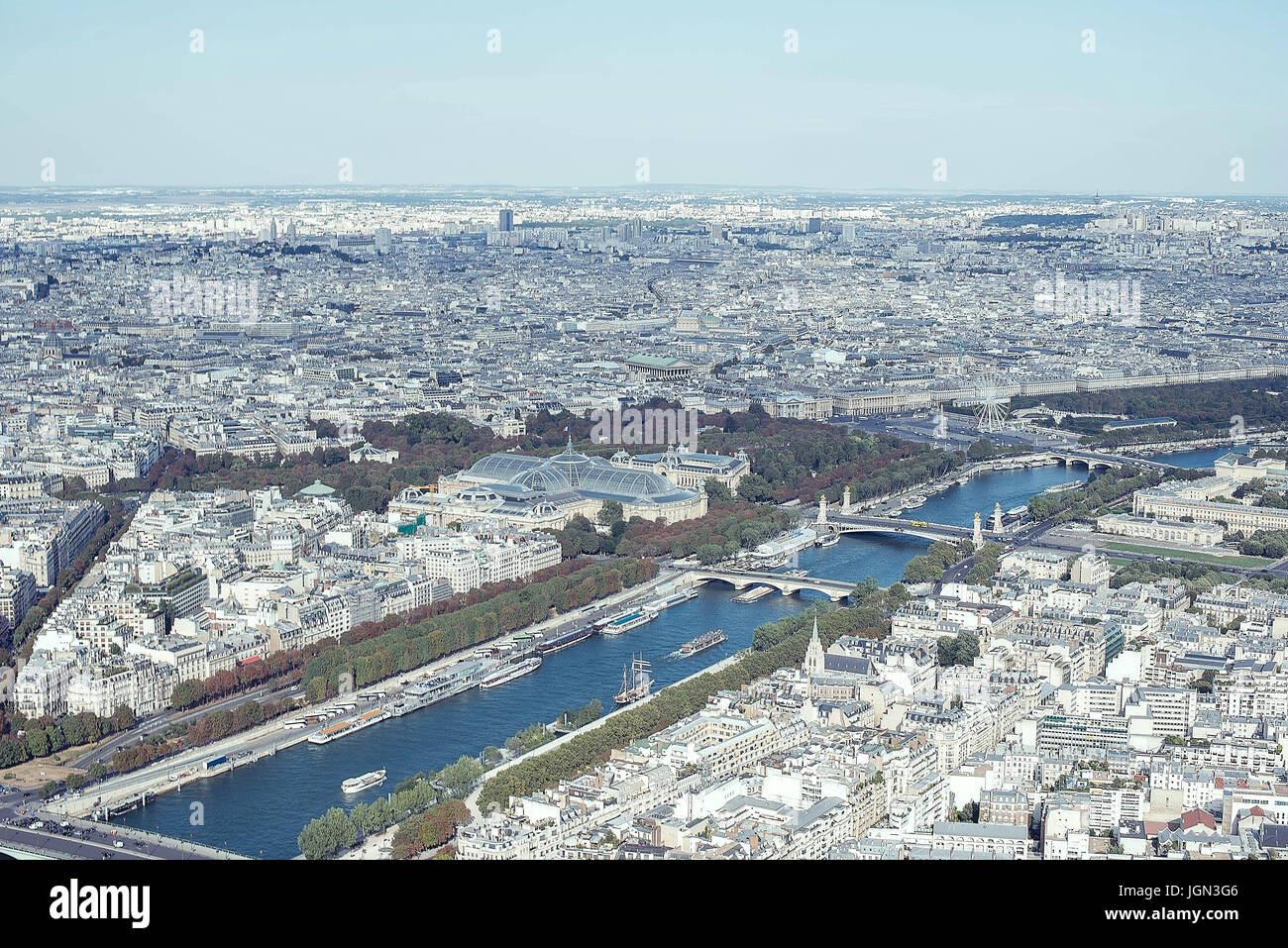 City of Paris from the top Stock Photo - Alamy