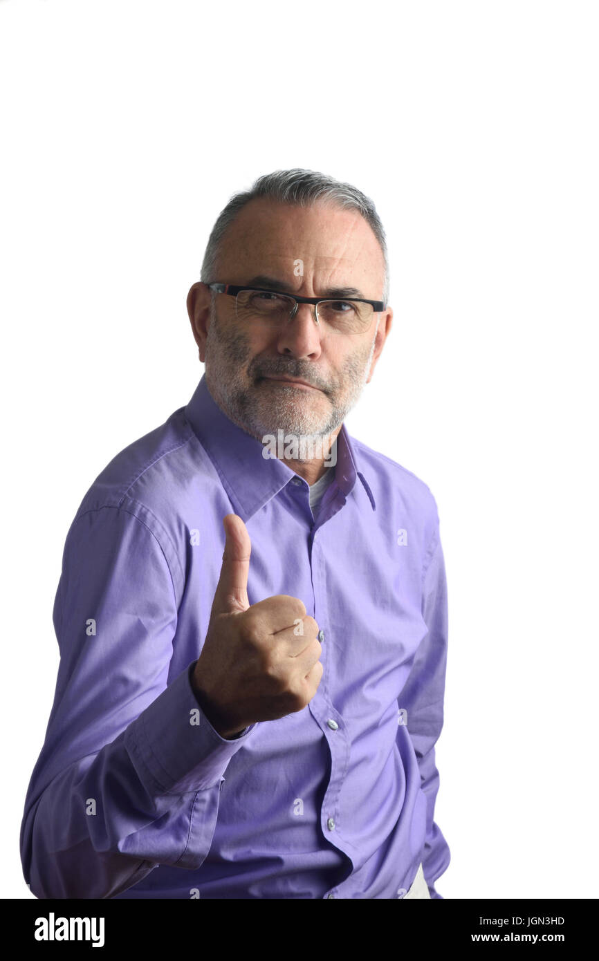 man with ok sign Stock Photo - Alamy