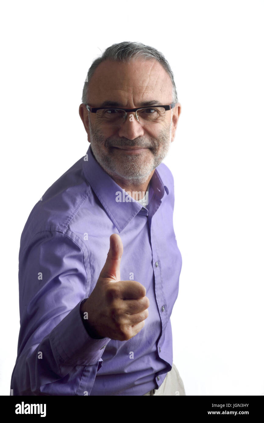 man with ok sign Stock Photo - Alamy