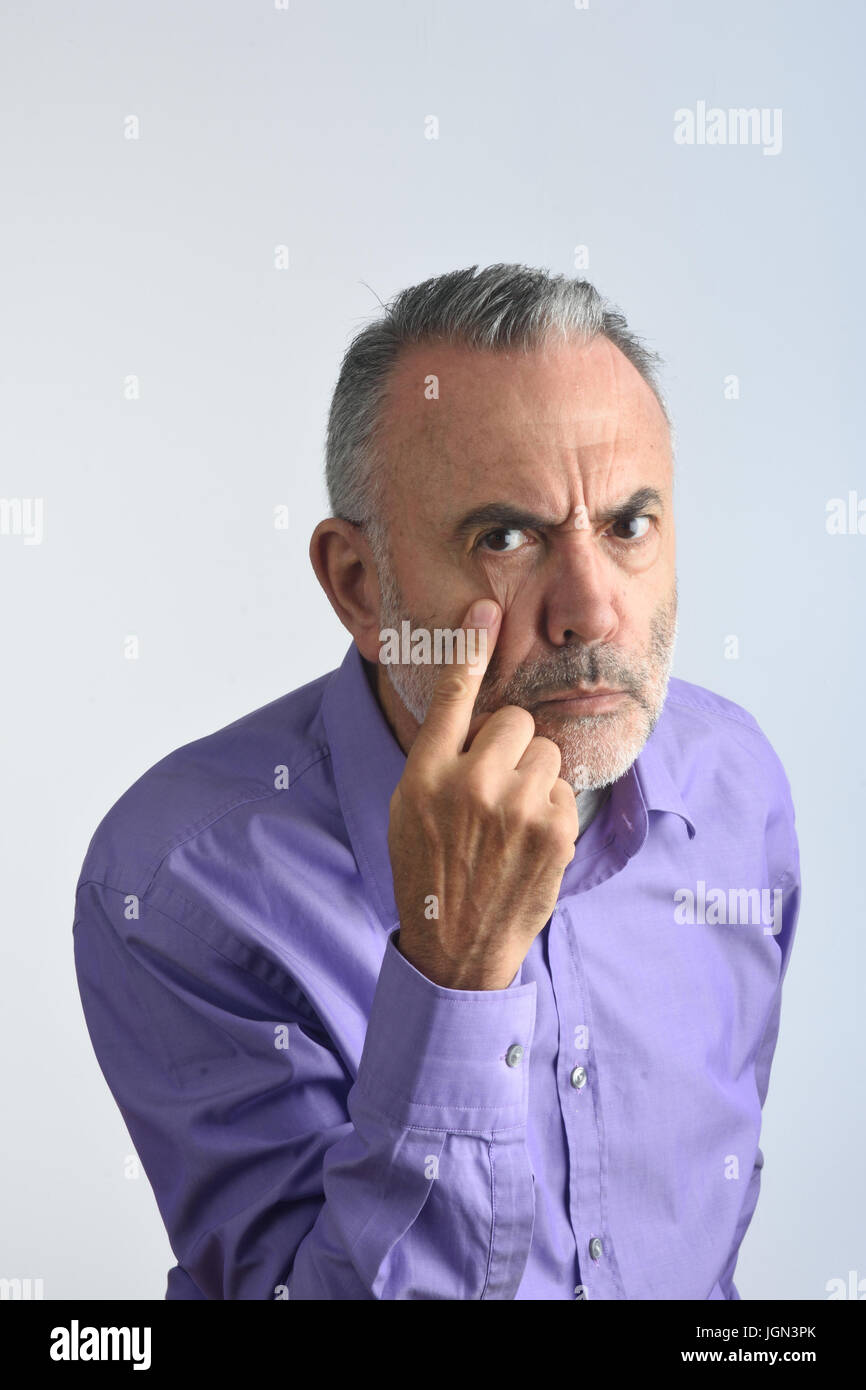 Finger in eye hi-res stock photography and images - Alamy