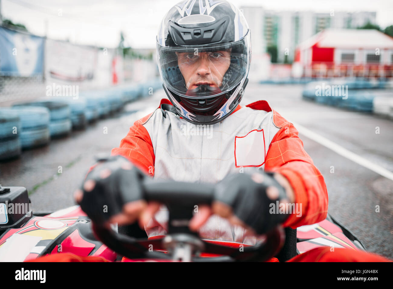 Go kart driver hi-res stock photography and images - Alamy