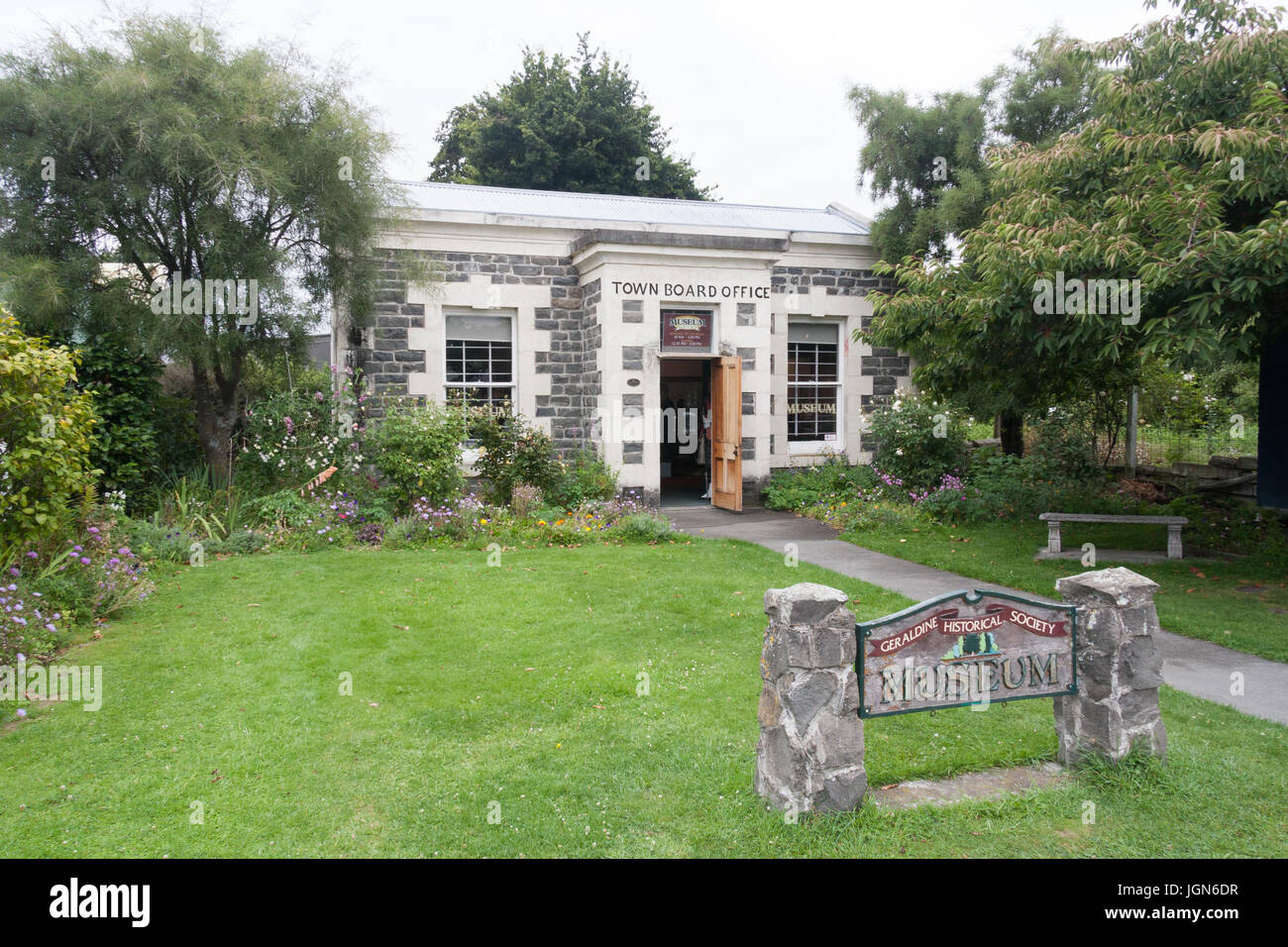 The Town Board Office now a museum, Geraldine, South Island, New ...