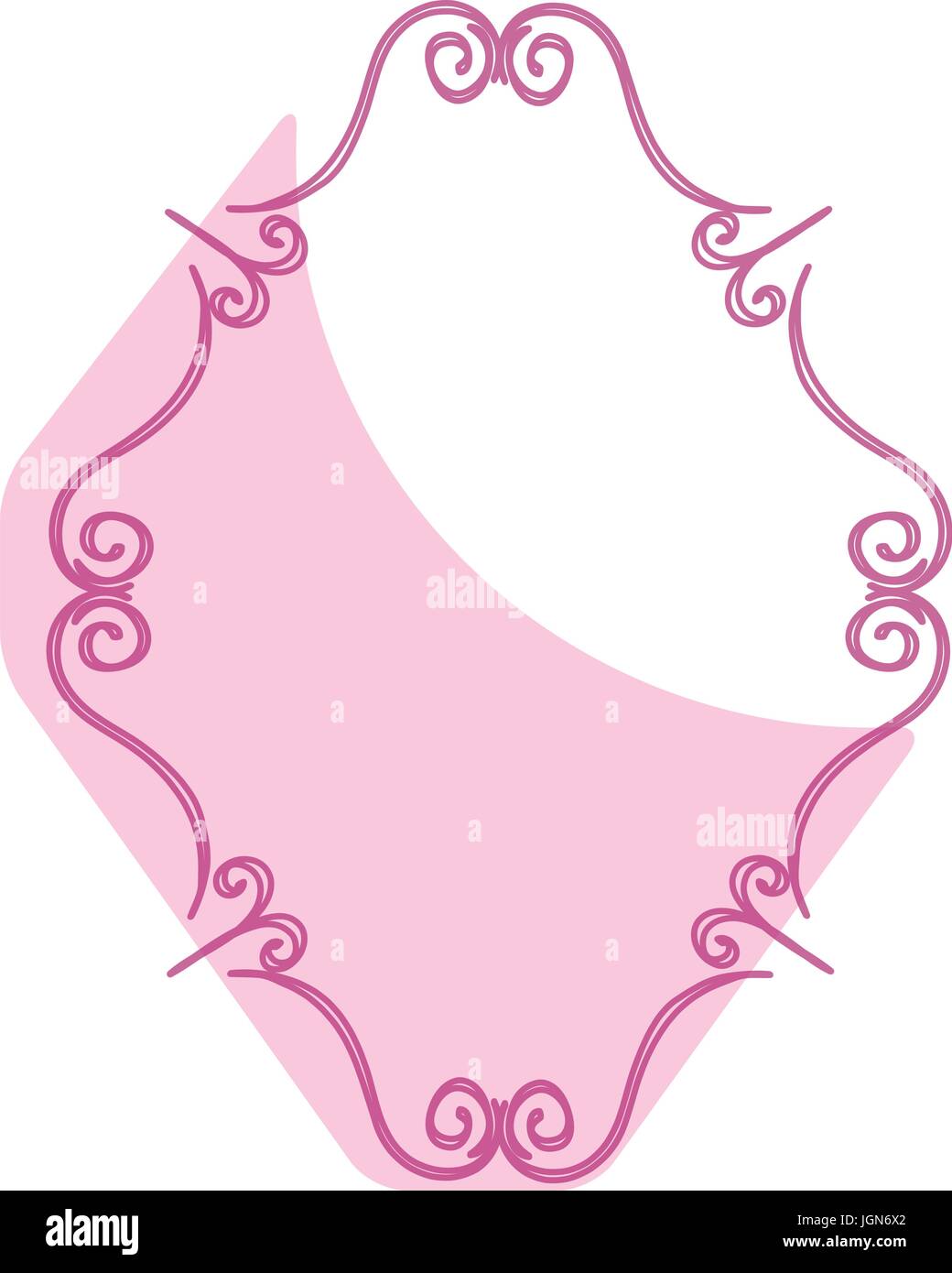 Rococo diamond shape frame hi-res stock photography and images - Alamy