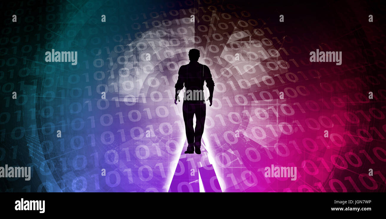 Digital Literacy as a Technology Concept Background Stock Photo - Alamy