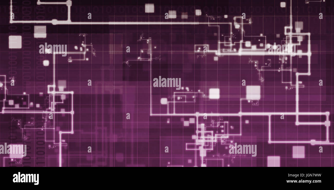 Secure Technology Network On Web Data Transfer Stock Photo Alamy