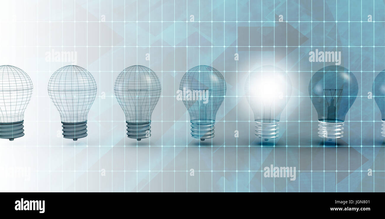 Innovation Technology as a Working Solution Idea Stock Photo - Alamy