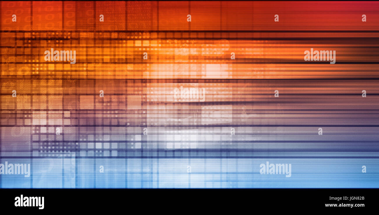 Technology Mosaic Background as a Tech Concept Art Stock Photo - Alamy