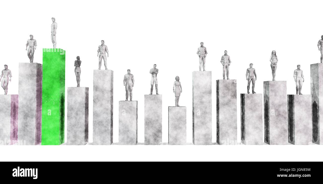 Business Pioneer and Market Industry Leader as a Concept Stock Photo ...