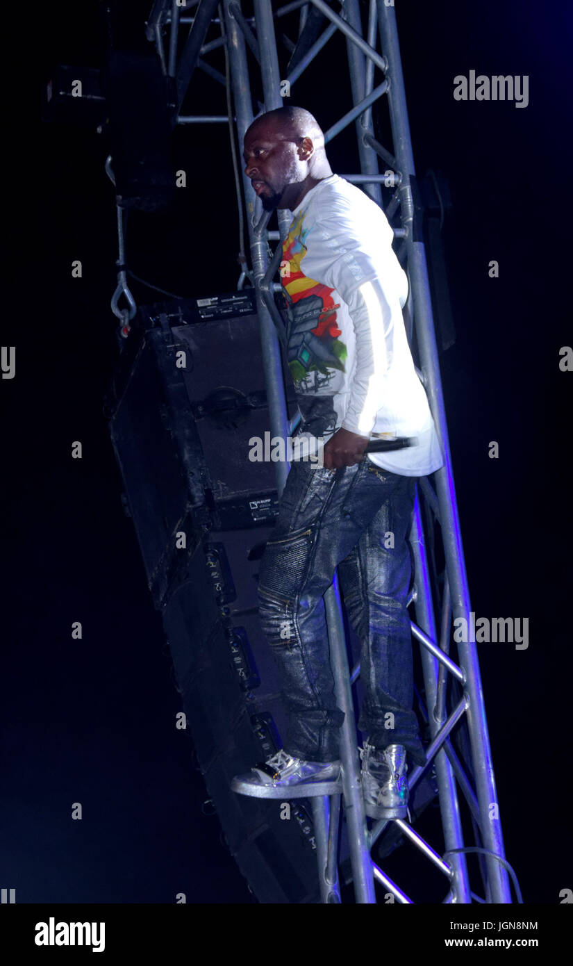Wyclef Jean performing at MIDEM international B2B music event in Cannes ...