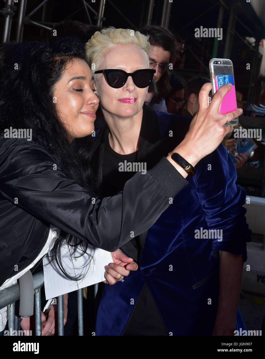 Celebrities at the 'The Late Show with Stephen Colbert' in New York ...