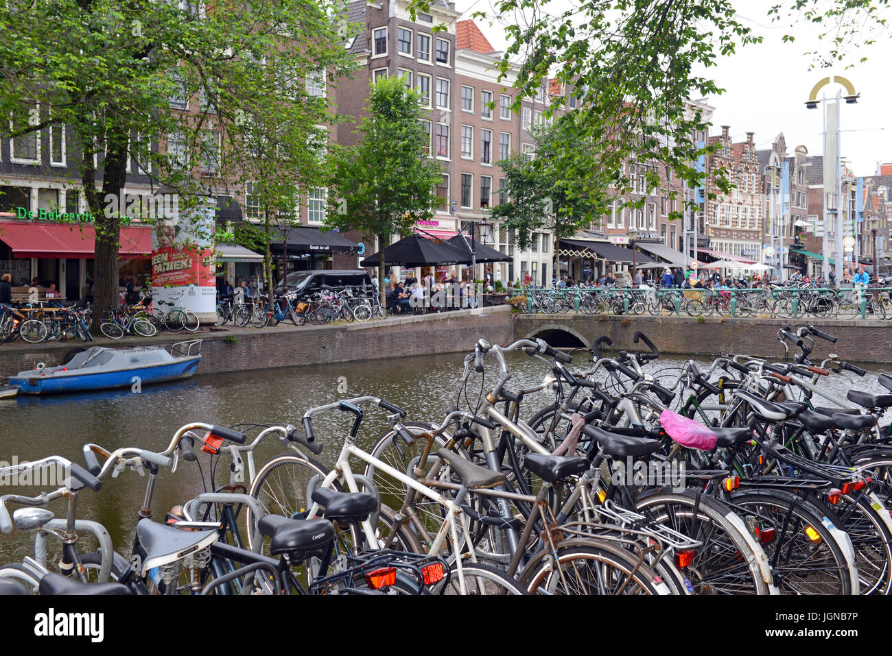 AMSTERDAM CIRCA JULY 2017. As global warming concerns mount and cities ...