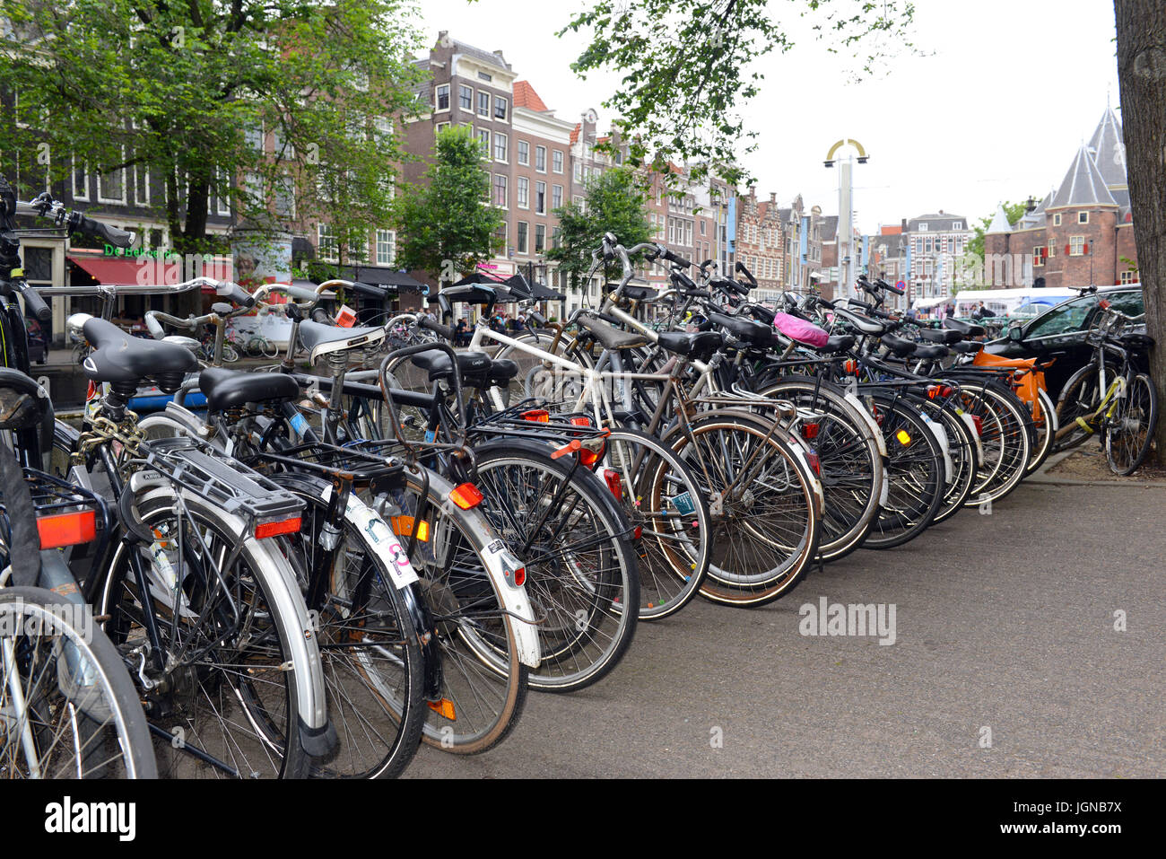 AMSTERDAM CIRCA JULY 2017. As global warming concerns mount and cities ...