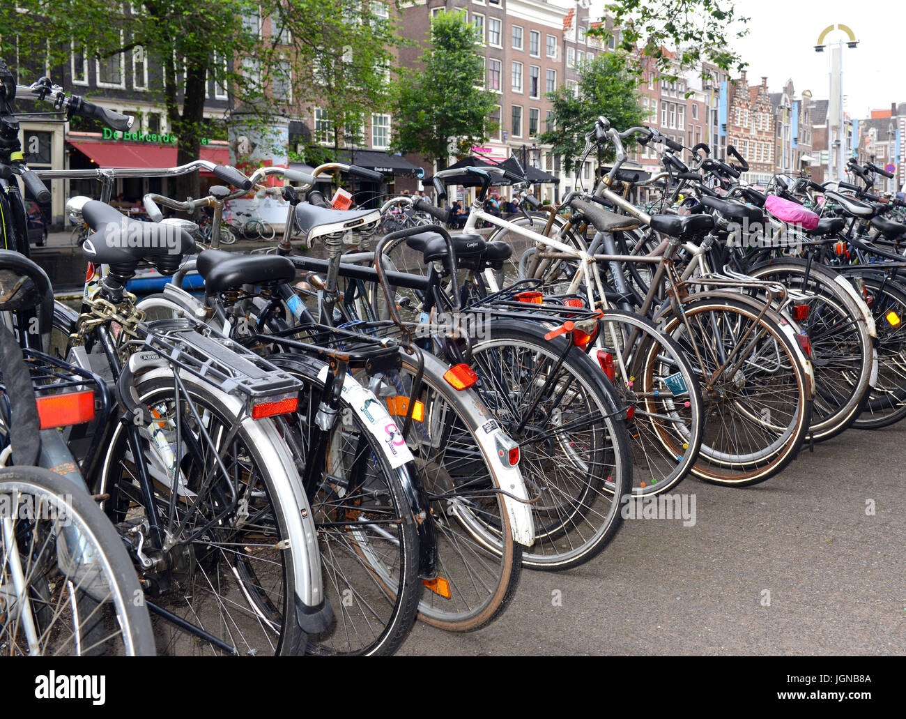 AMSTERDAM CIRCA JULY 2017. As global warming concerns mount and cities ...