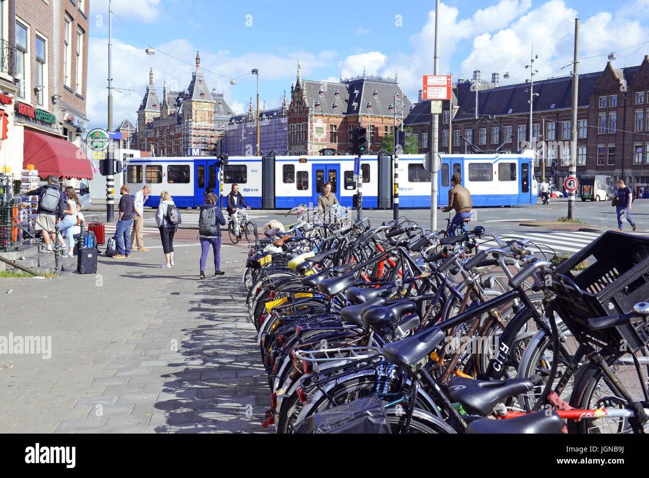 AMSTERDAM CIRCA JULY 2017. As global warming concerns mount and cities ...