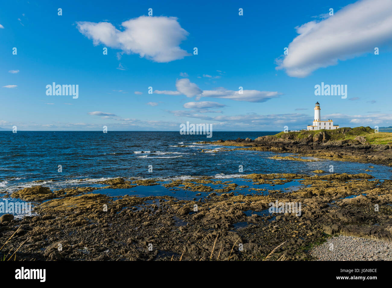 Turnberry, Scotland, UK - August 4, 2016: The old lighthouse at ...