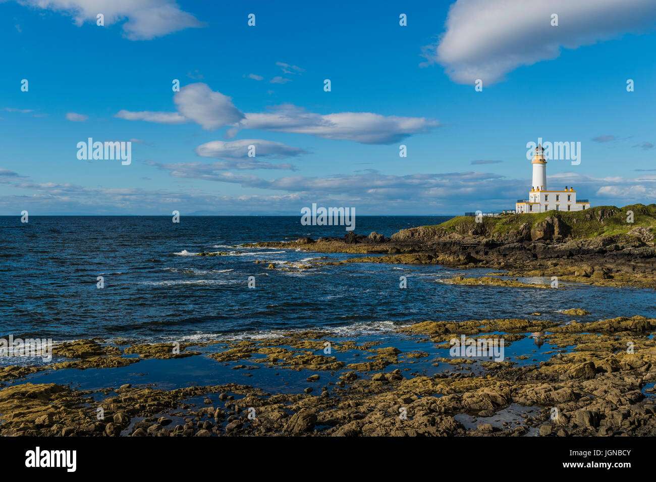 Turnberry, Scotland, UK - August 4, 2016: The old lighthouse at ...