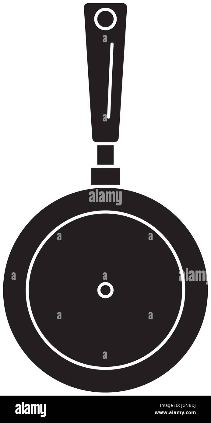 pan kitchen cook icon pictogram vector illustration design Stock Vector ...