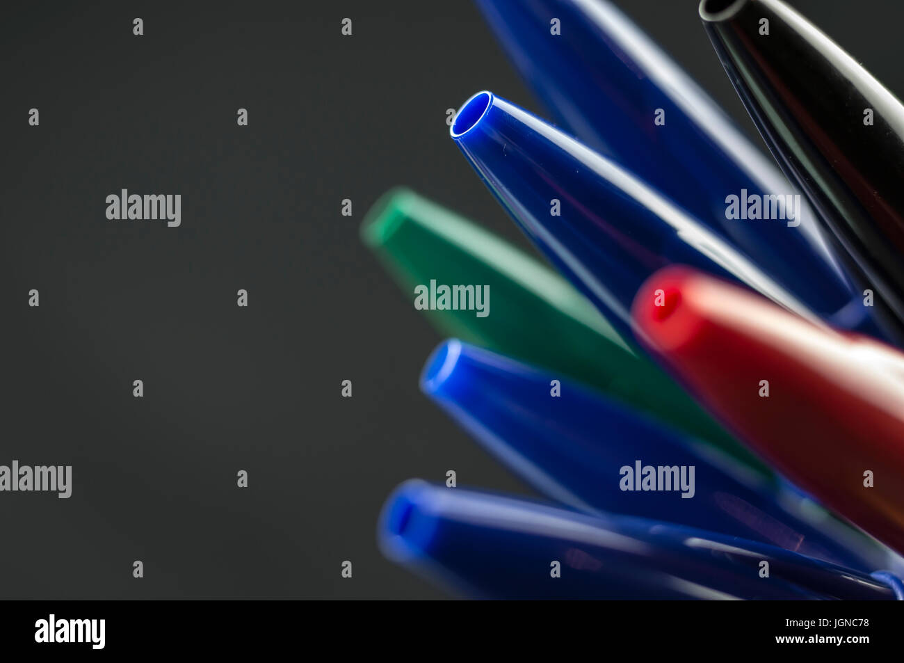 Green biro pens hi-res stock photography and images - Alamy