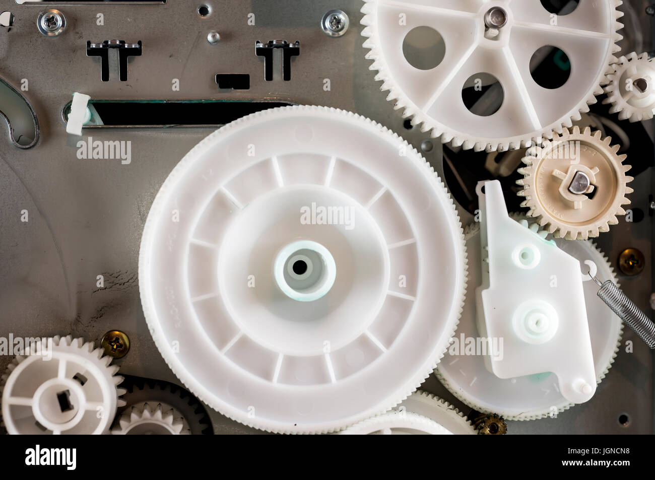 Close up of a gear mechanism Stock Photo - Alamy
