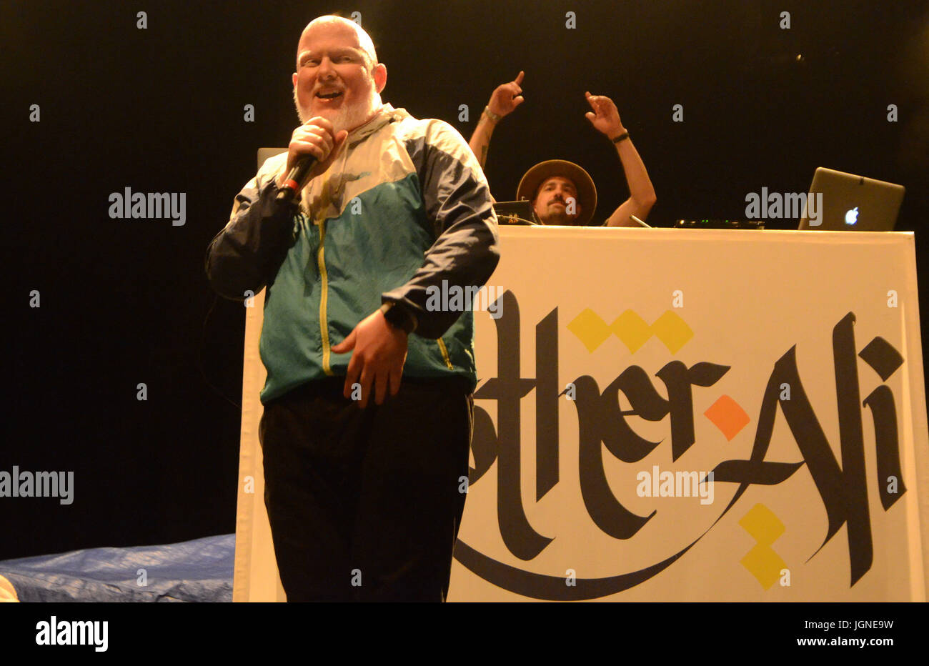 Milwaukee, Wisconsin, USA. 7th July, 2017. Rap artist Brother Ali ...
