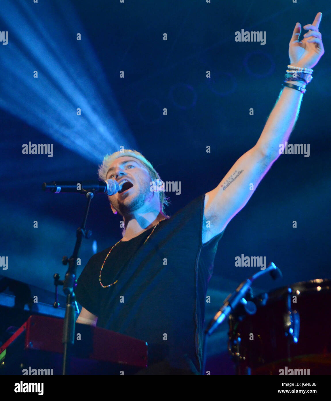 Milwaukee, Wisconsin, USA. 7th July, 2017. Lead singer Nicholas ...