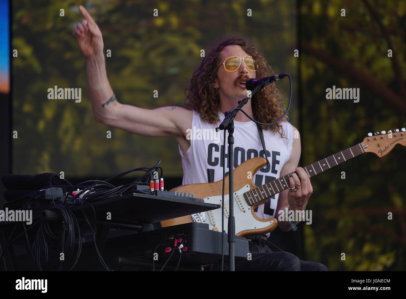 Blaine Harrison Mystery Jets High Resolution Stock Photography and ...