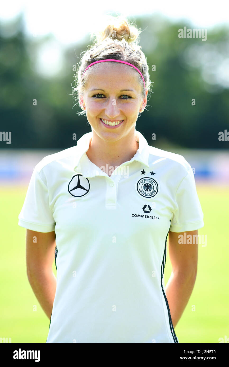 Kathrin Hendrich, photographed during a photo call with the German ...