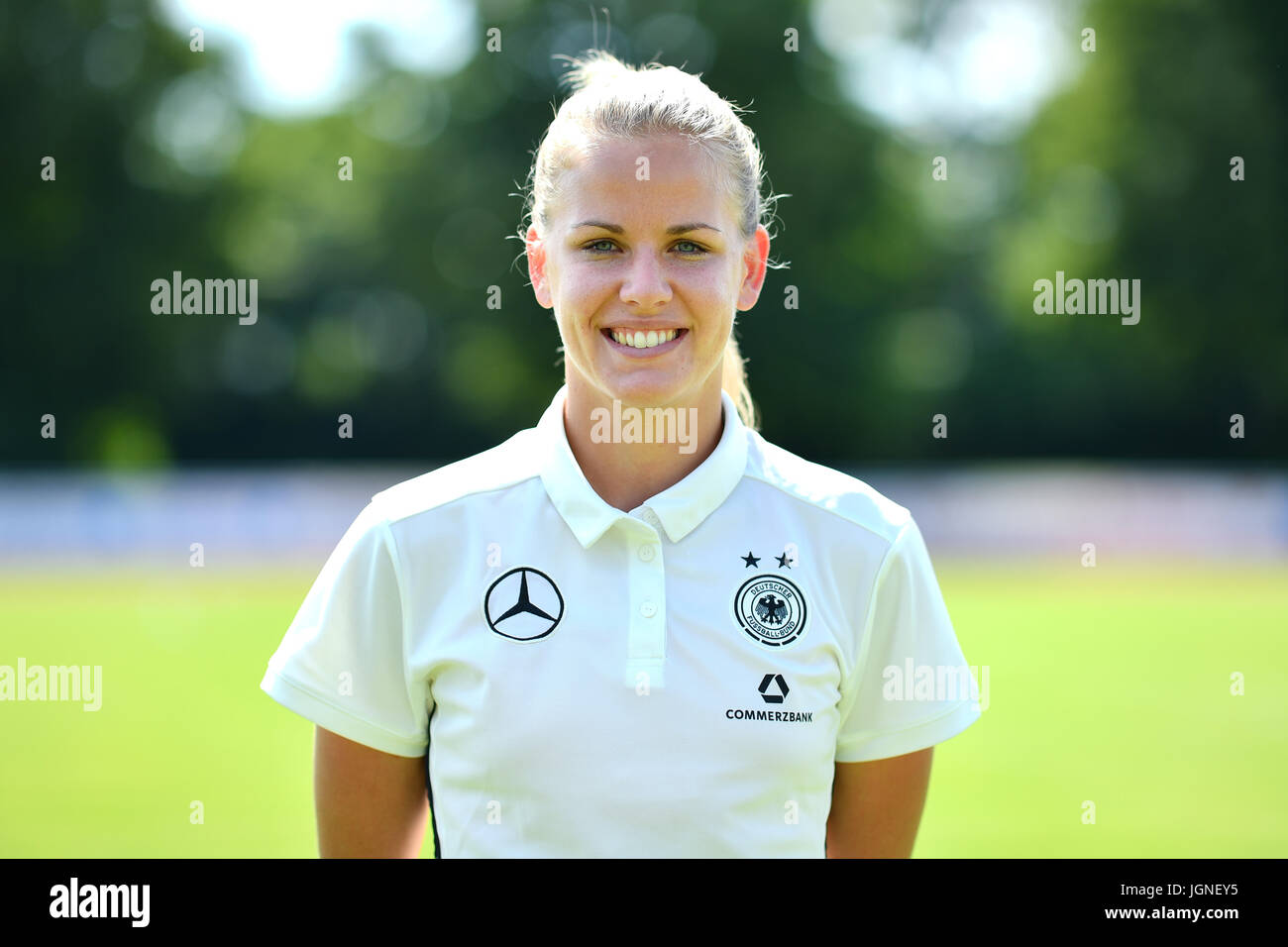 Lena Petermann, photographed during a photo call with the German women ...