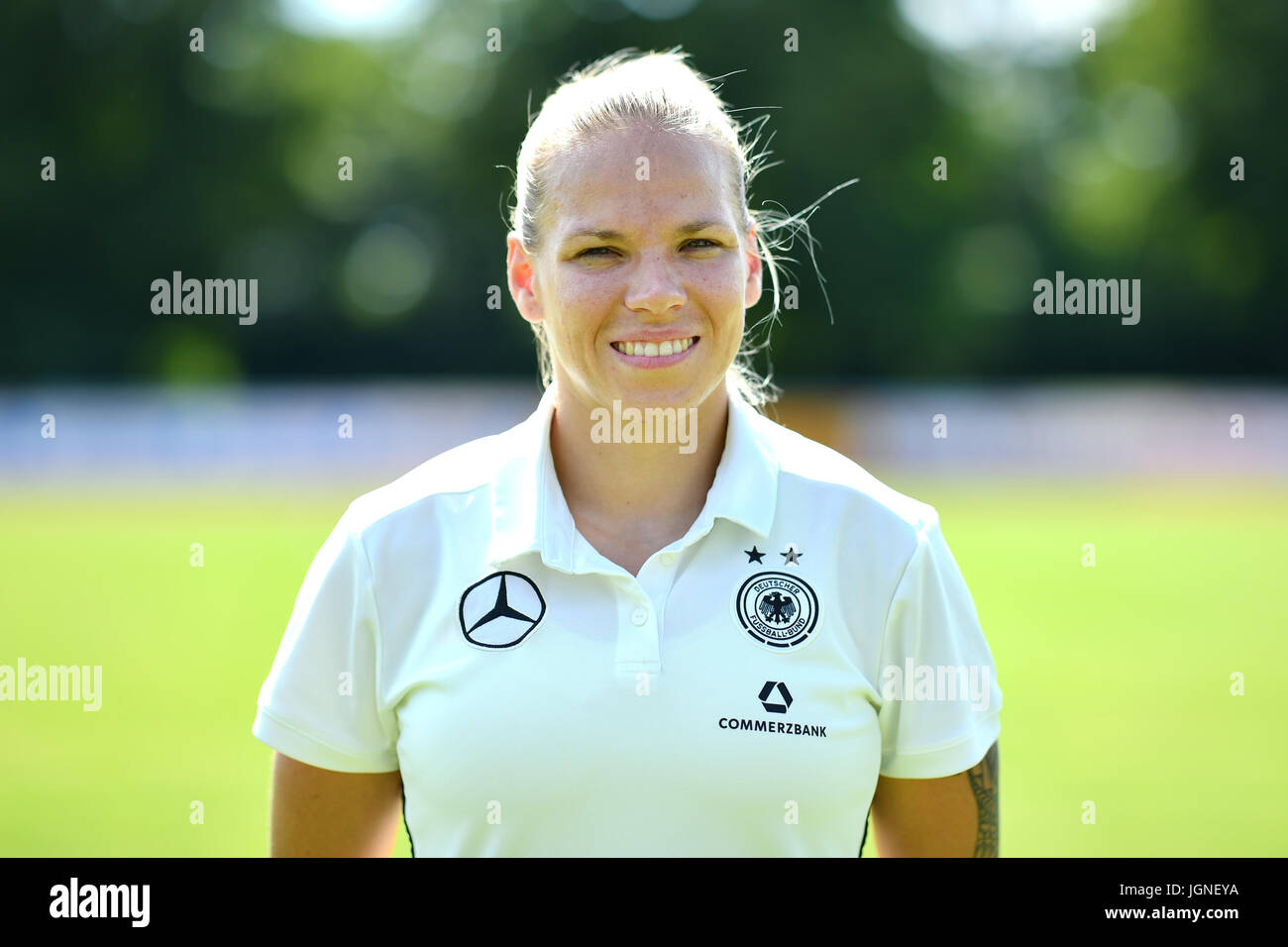 Isabel Kerschowski, photographed during a photo call with the German ...