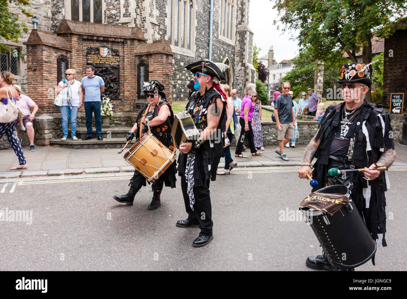 Traditional folk dancing folk musicians, members of the manic morris ...
