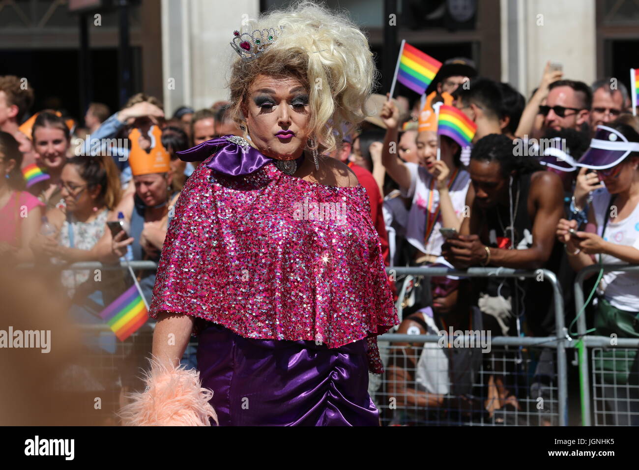 London, UK. 8th Jul, 2017. Human rights of many different sorts are ...