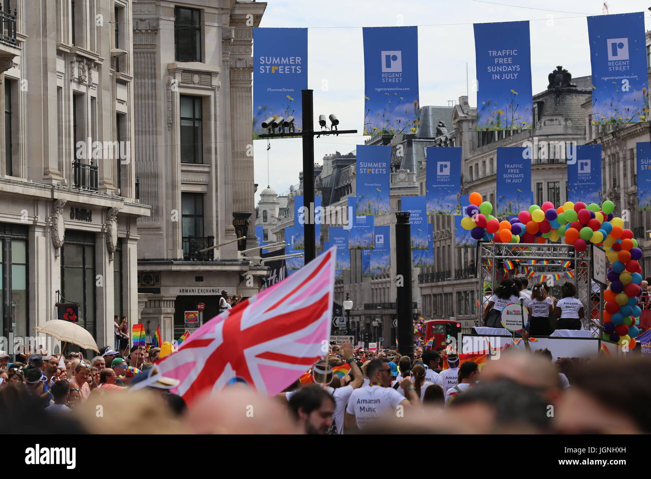 London, UK. 8th Jul, 2017. Human rights of many different sorts are ...