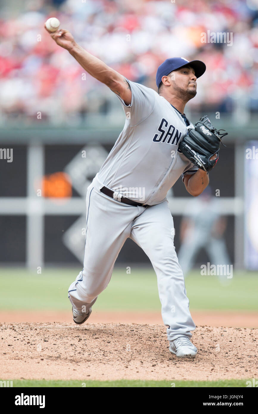 Philadelphia, Pennsylvania, USA. 8th July, 2017. San Diego Padres ...