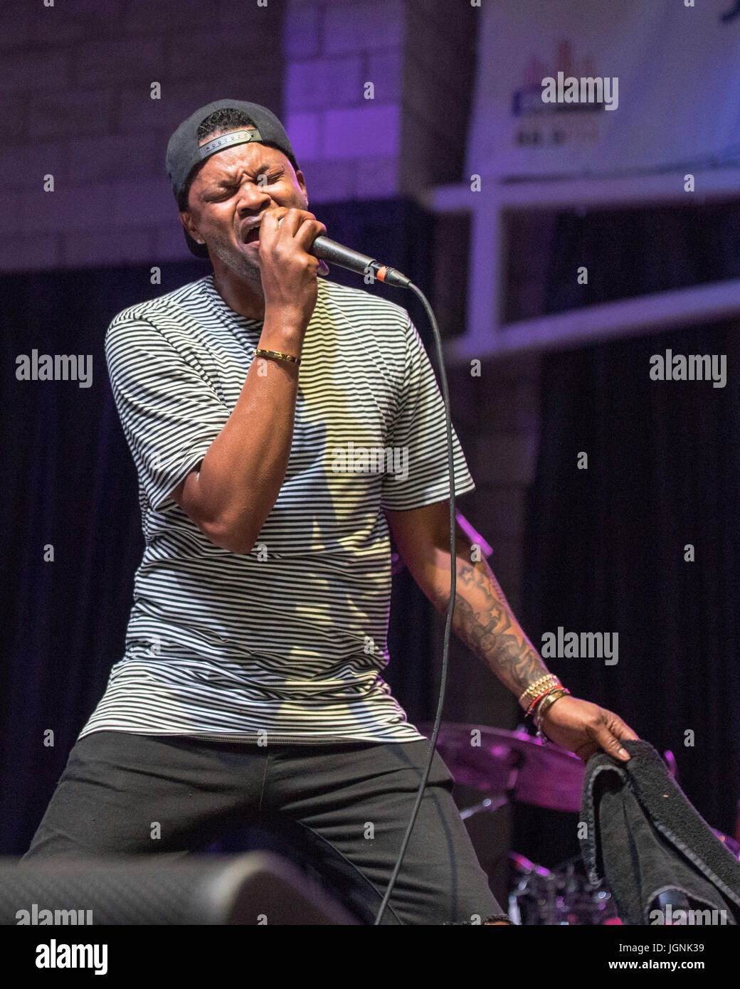 Milwaukee, Wisconsin, USA. 6th July, 2017. BJ THE CHICAGO KID (BRYAN ...