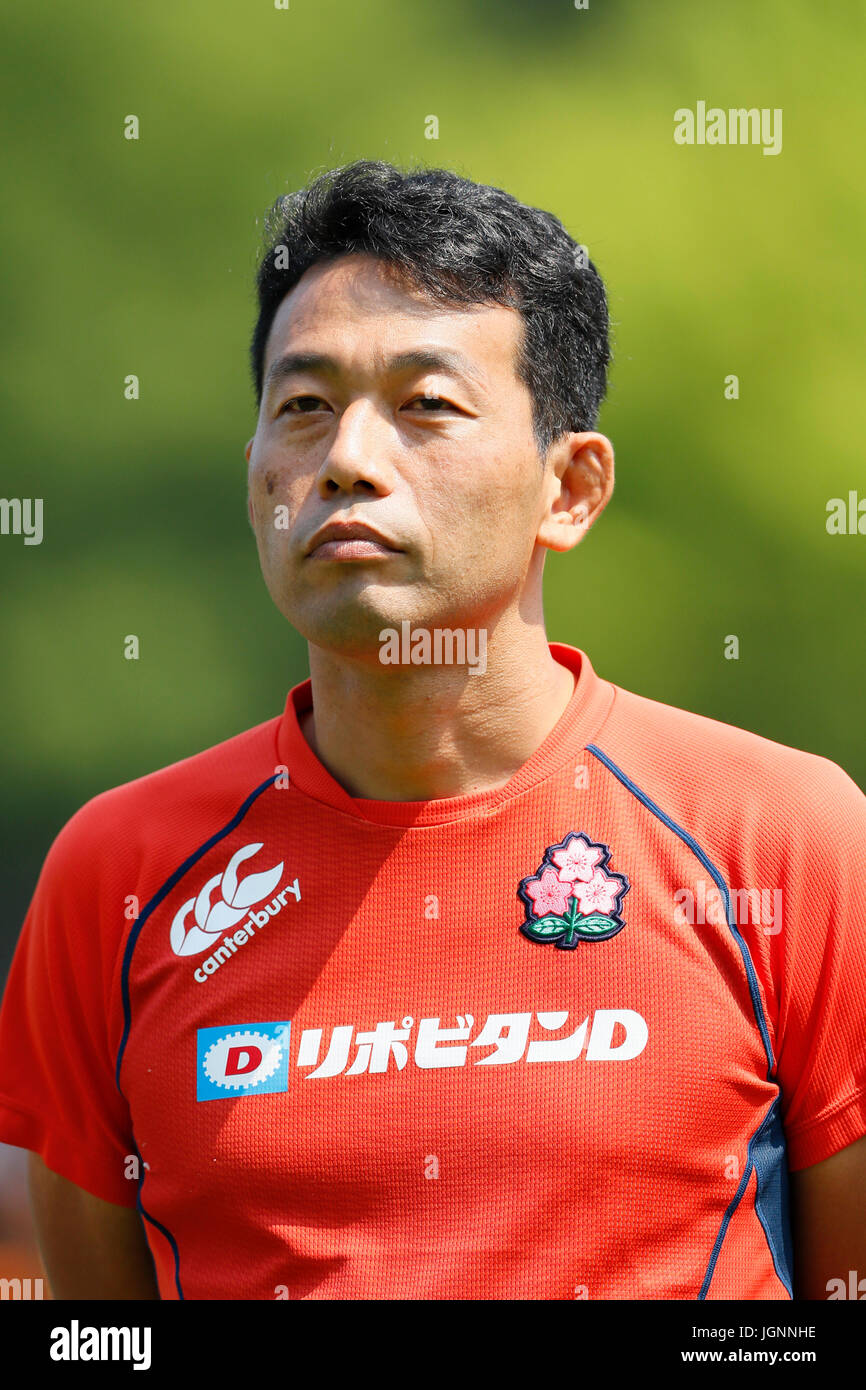Kanagawa, Japan. 8th June, 2017. Goshi Arimizu head coach (JPN) Rugby ...