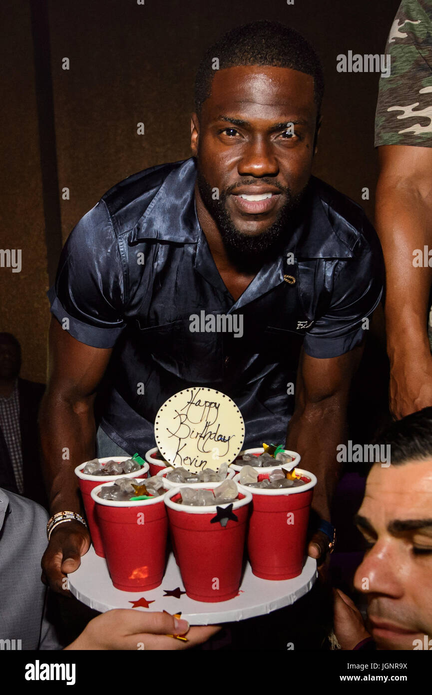 Las Vegas, NV, USA. 8th July, 2017. Kevin Hart birthday celebration at ...