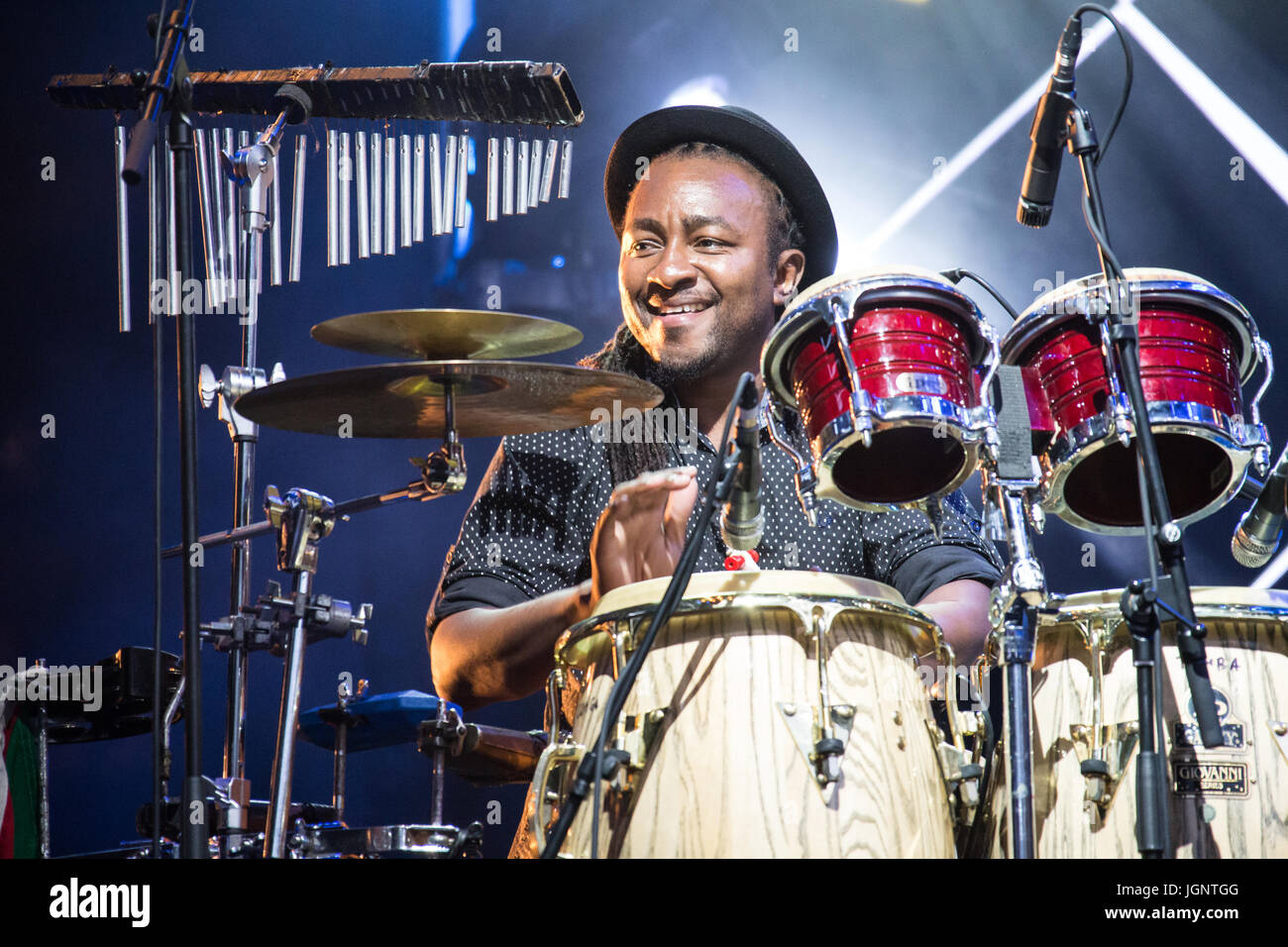 Lugano, Switzerland. 08th July, 2017. The South-African guitarist JIMMY ...