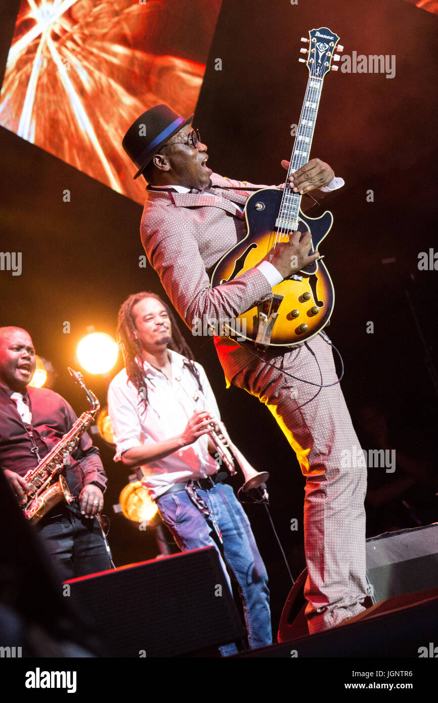 Lugano, Switzerland. 08th July, 2017. The South-African guitarist JIMMY ...