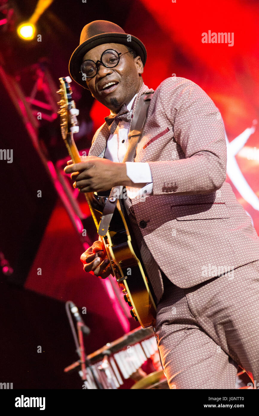 Lugano, Switzerland. 08th July, 2017. The South-African guitarist JIMMY ...