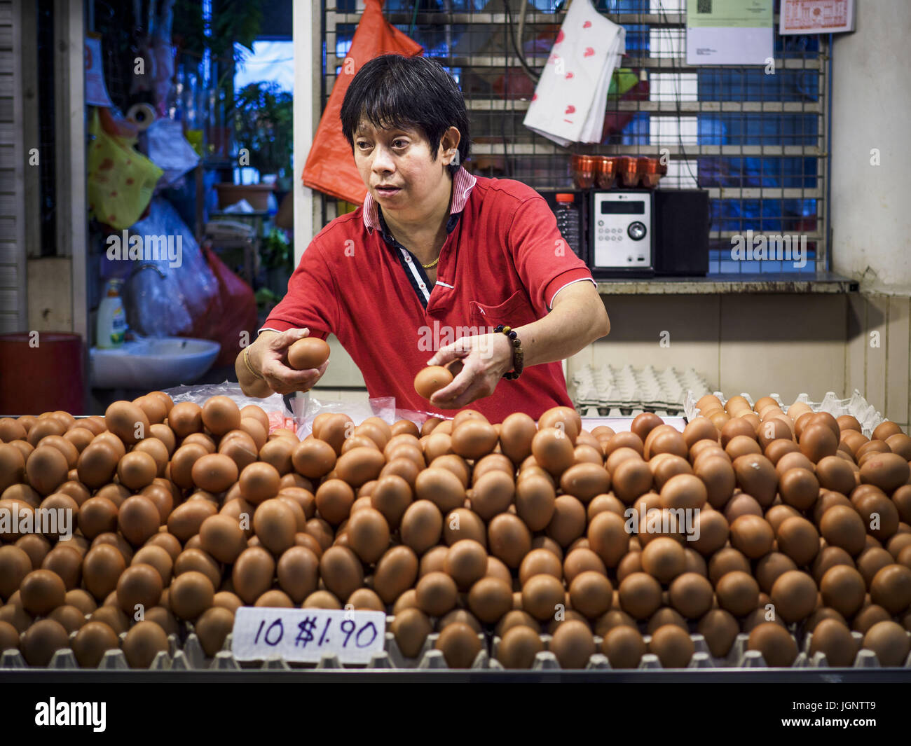 Egg seller hi-res stock photography and images - Alamy