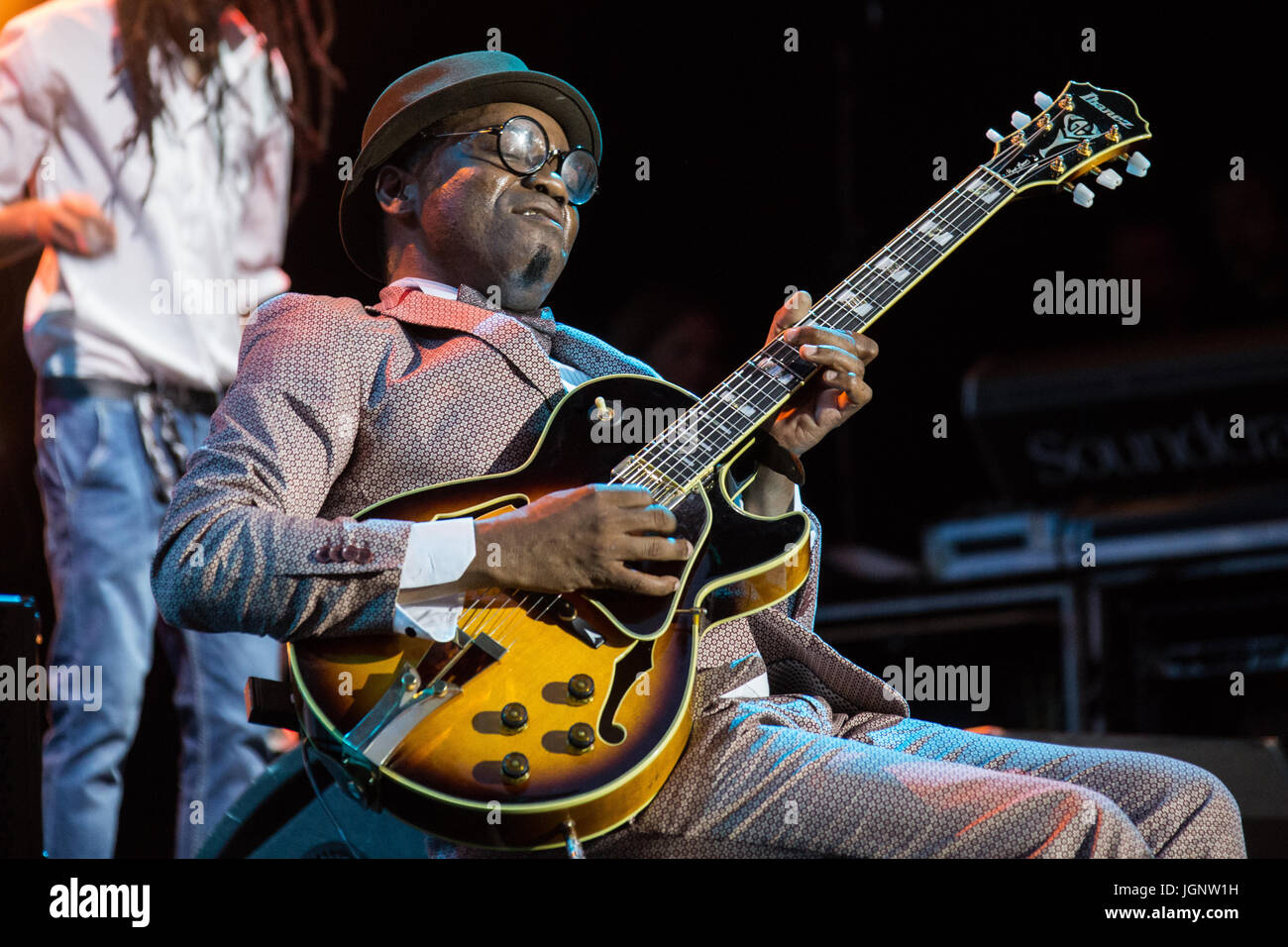 Lugano, Switzerland. 08th July, 2017. The South-African guitarist JIMMY ...