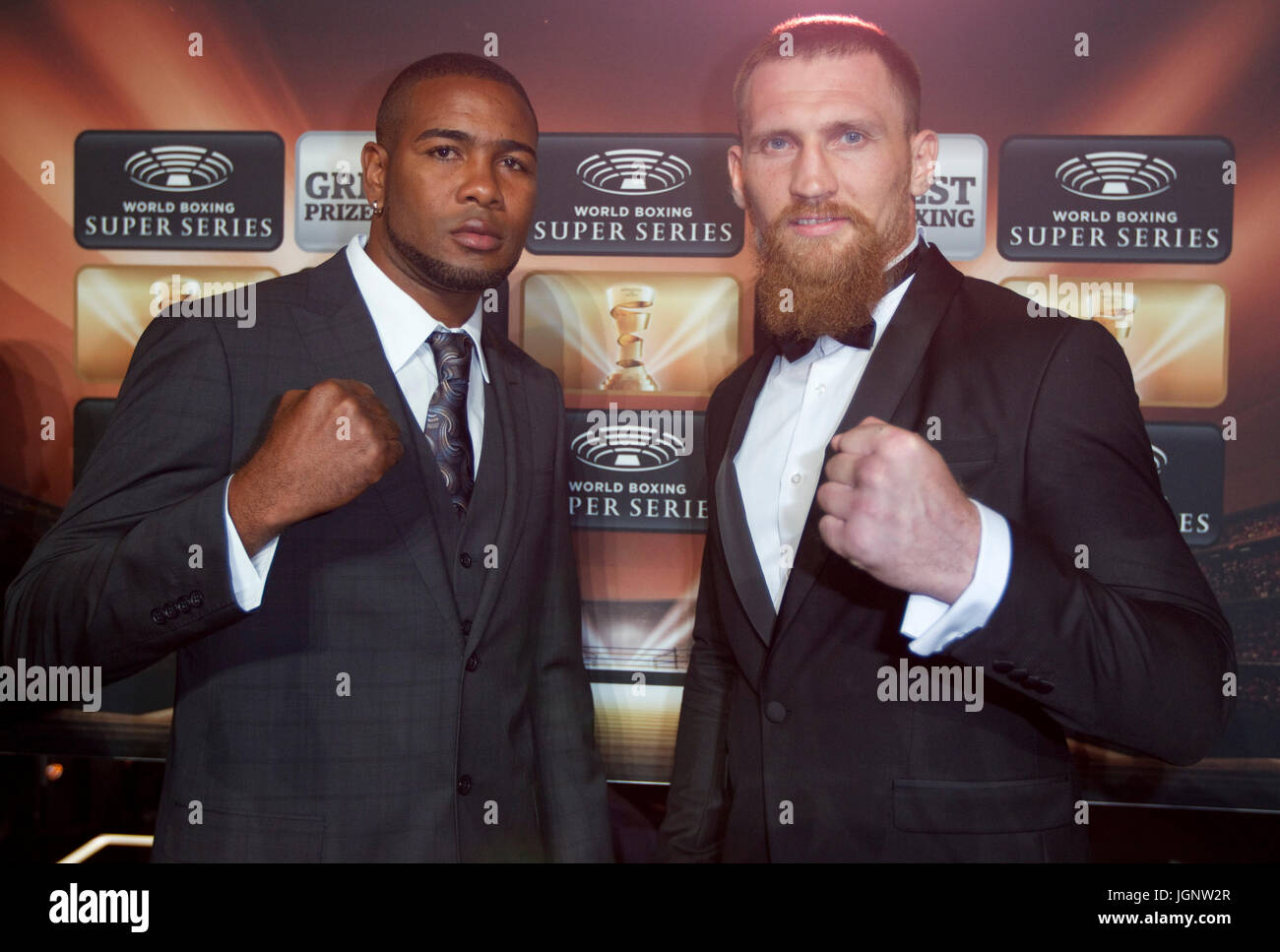 Monaco, Monte Carlo - July 08, 2017: World Boxing Super Series Draft ...
