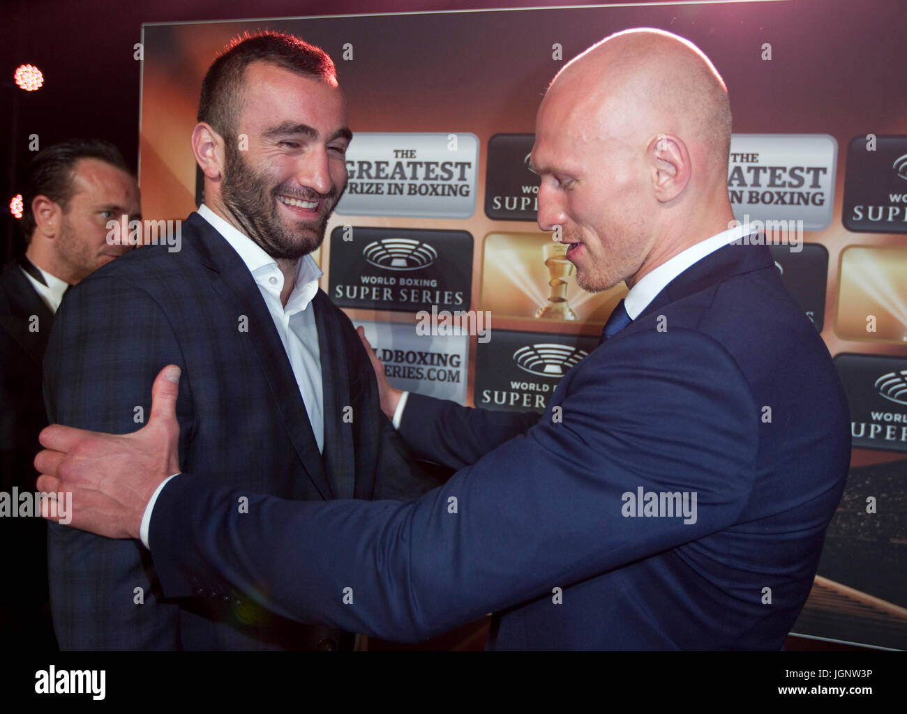 Monaco, Monte Carlo - July 08, 2017: World Boxing Super Series Draft ...