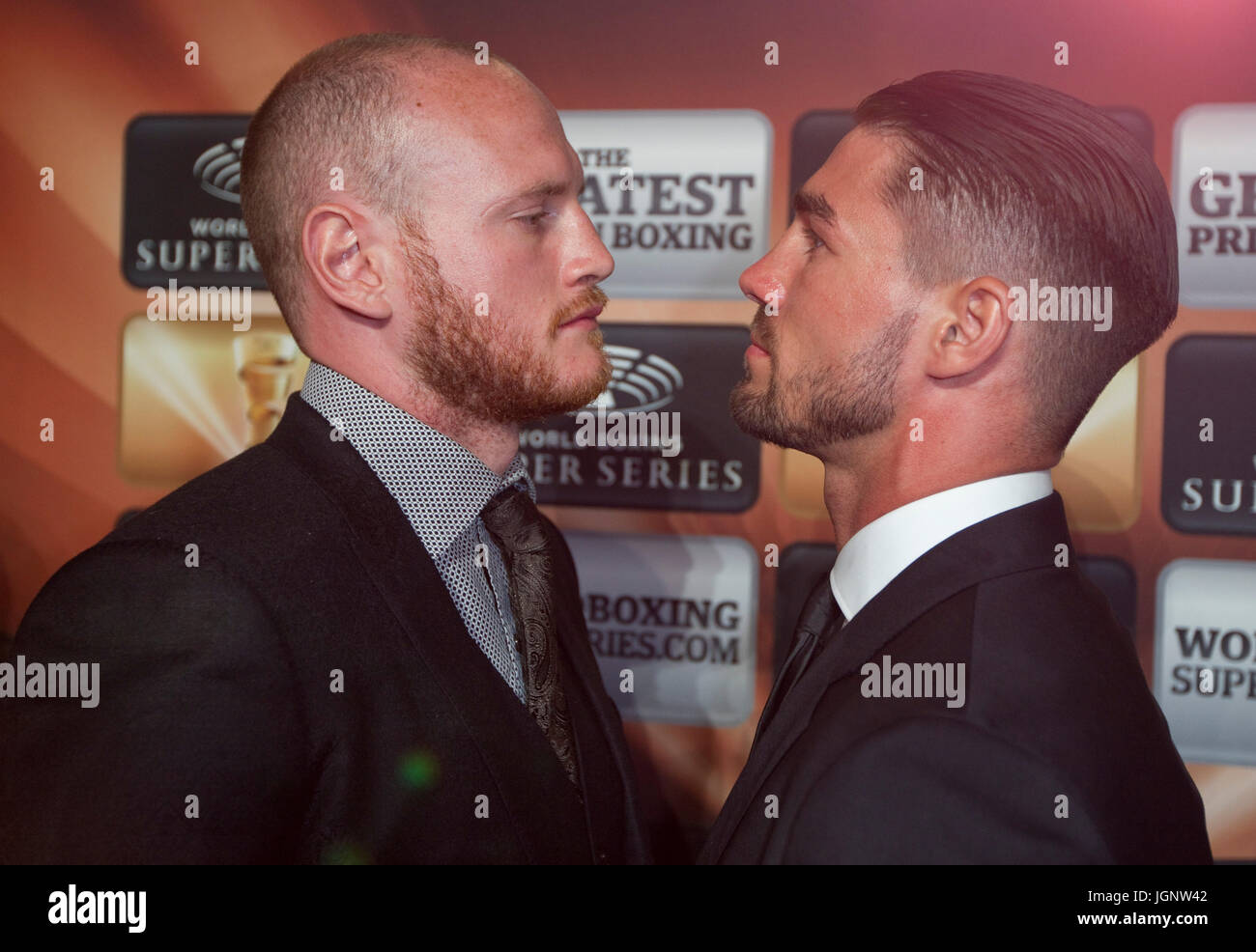 Monaco, Monte Carlo - July 08, 2017: World Boxing Super Series Draft ...