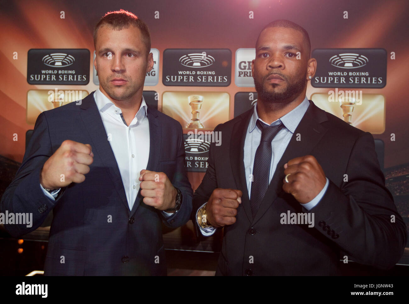 Monaco, Monte Carlo - July 08, 2017: World Boxing Super Series Draft ...