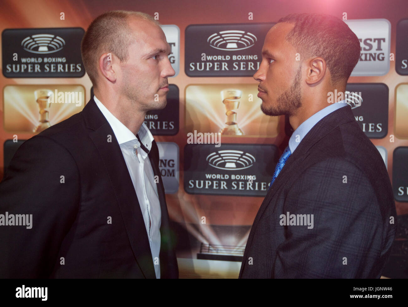 Monaco, Monte Carlo - July 08, 2017: World Boxing Super Series Draft ...