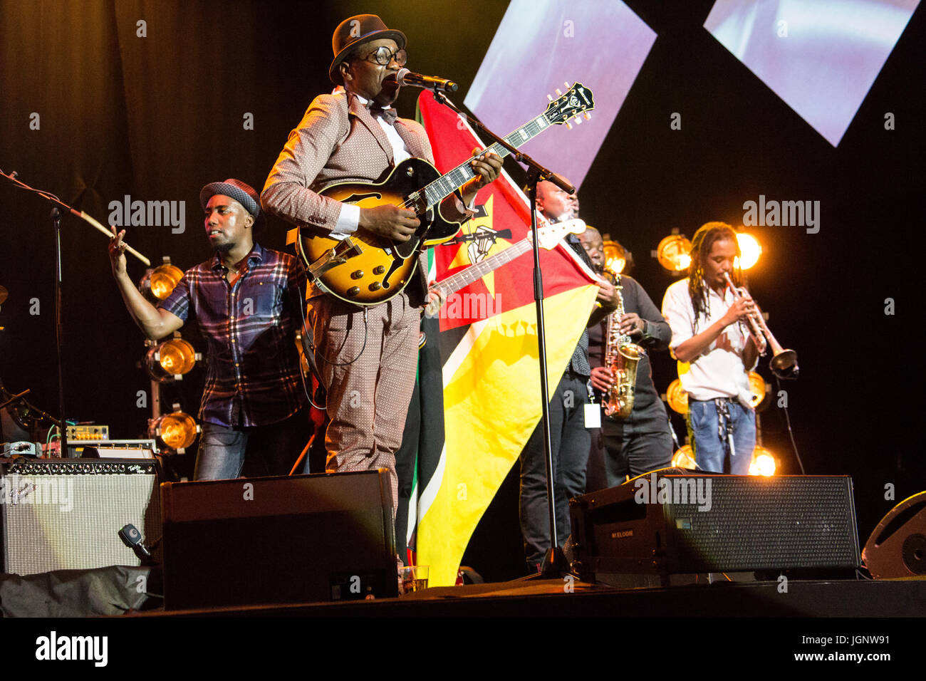 Lugano, Switzerland. 08th July, 2017. The South-African guitarist JIMMY ...